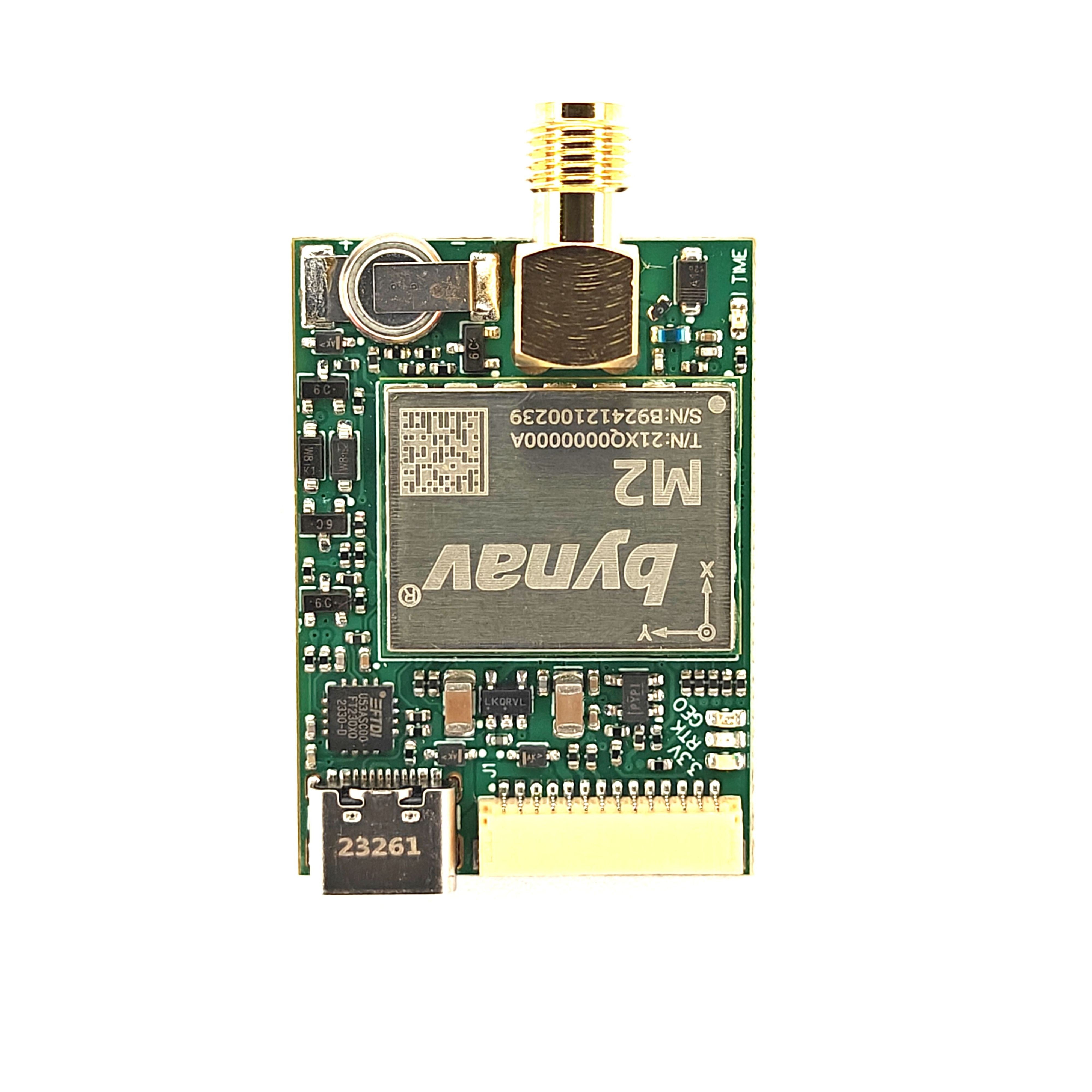 Bynav M21 RTK with IMU GNSS receiver board with USB C and JST | GNSS Store
