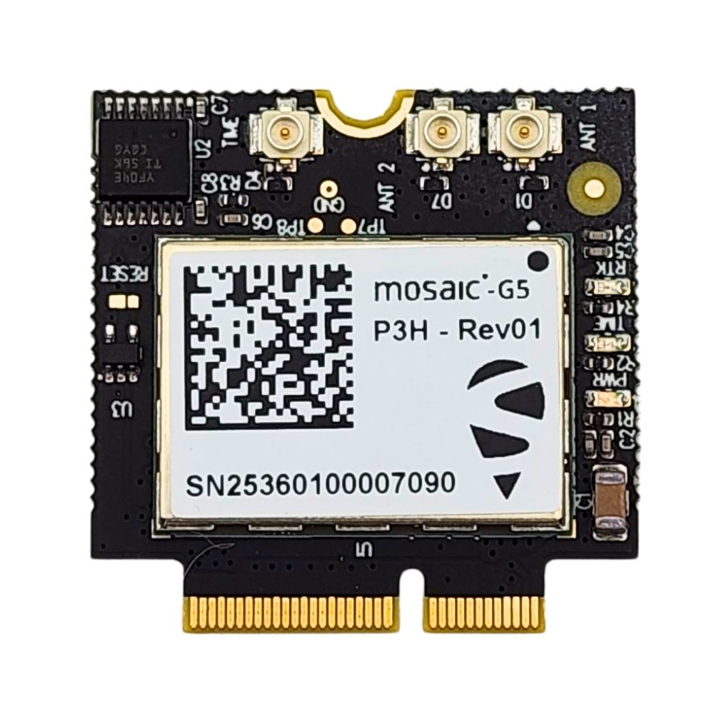 Septentrio mosaic-G5 Dual Channel M.2 RTK GNSS Receiver | GNSS Store
